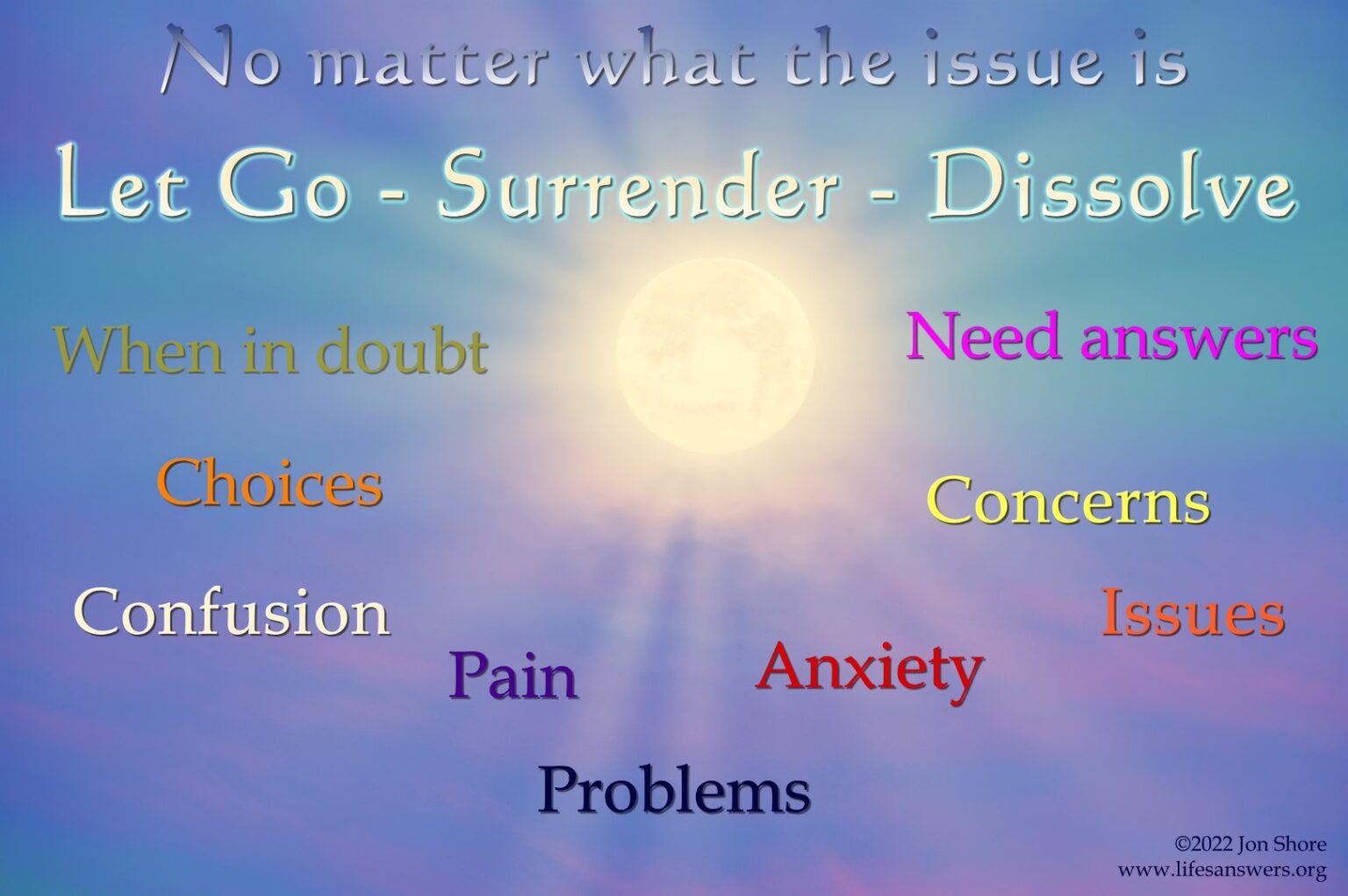 A Question About Dealing with Adversity